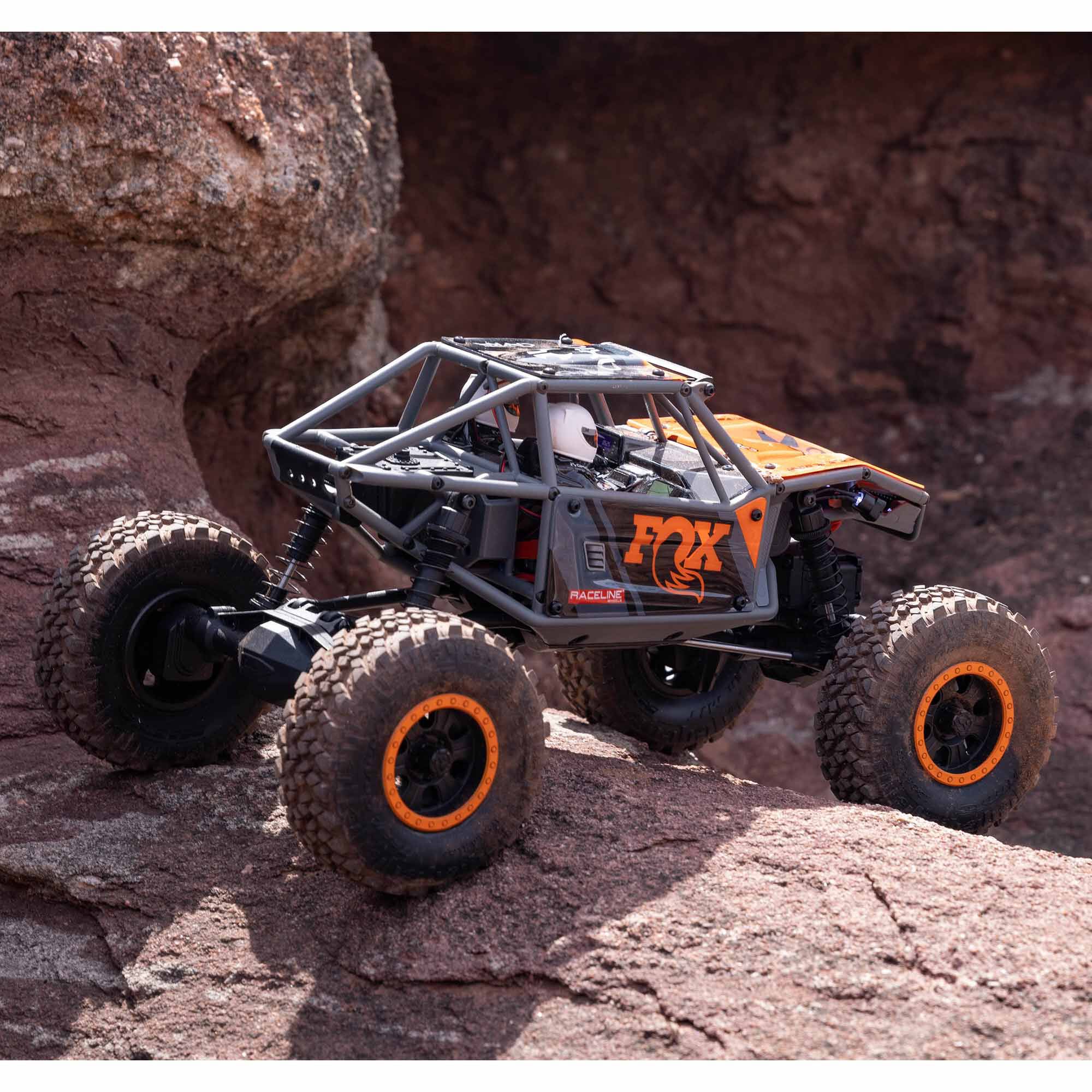 Axial UTB18 Capra 1/18 RTR 4WD Unlimited Trail Buggy (Grey) w/2.4GHz ...
