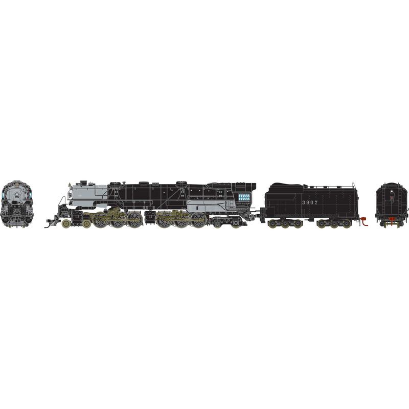 Athearn Genesis HO4-6-6-4 CSA-1 Challenger Locomotive, UP #3907 ...