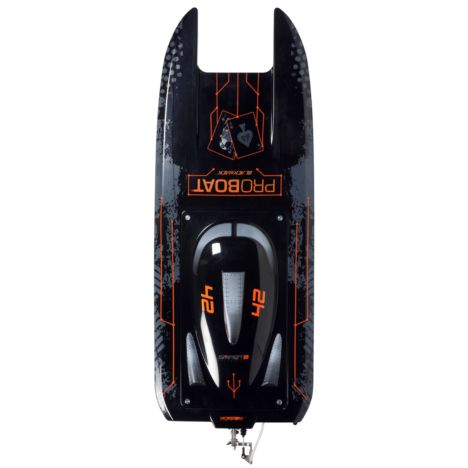 Pro Boat Blackjack 42" 8S Brushless Catamaran RTR: Black/Orange ...
