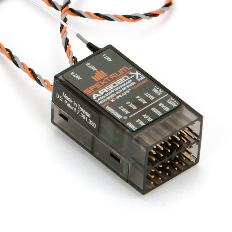 Spektrum AR9020 9-Channel DSMX X-Plus Receiver | Horizon Hobby