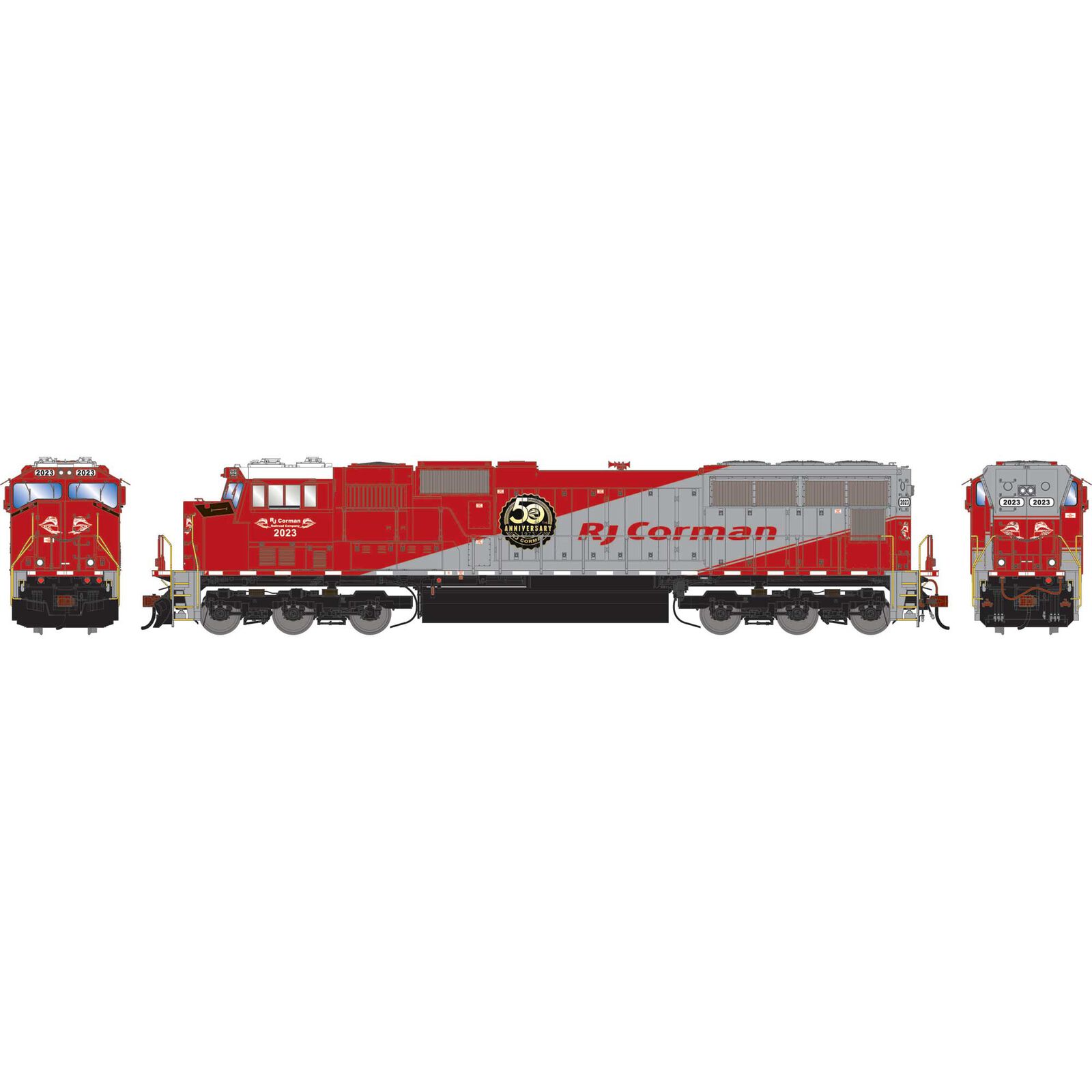 Athearn Genesis HO SD70M Locomotive with DCC & Sound, RJCC 50th ...