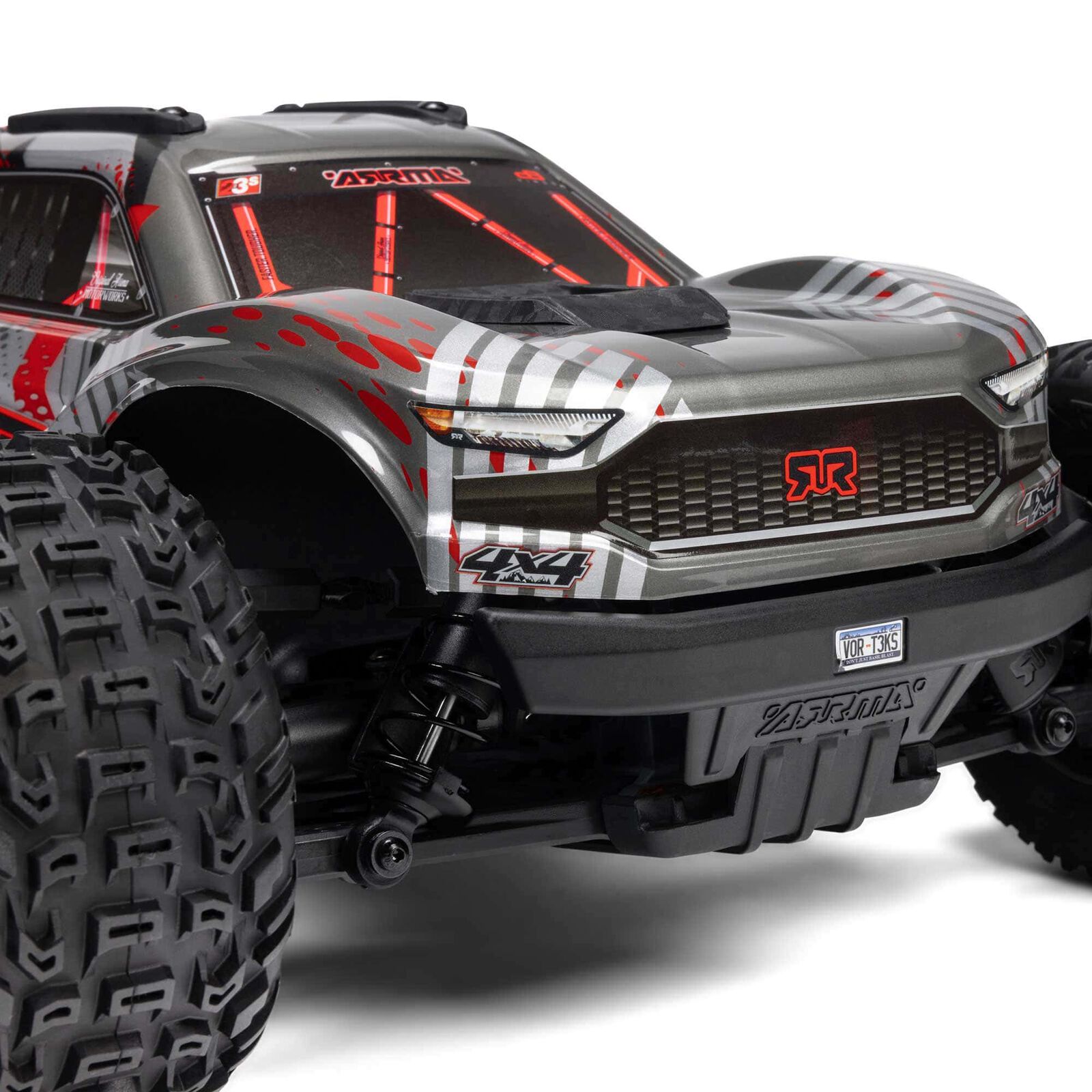 ARRMA 1/10 VORTEKS 223S DSC 4X4 RTR Brushless Stadium Truck, Red ...