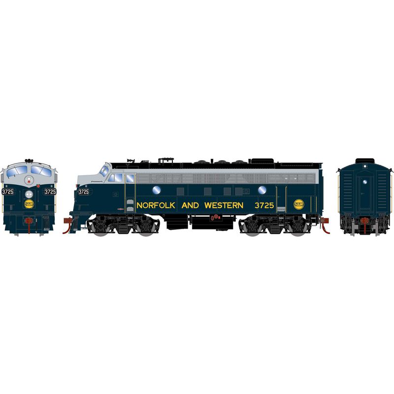 Athearn HO F7A, N&W/Freight #3725 | Horizon Hobby