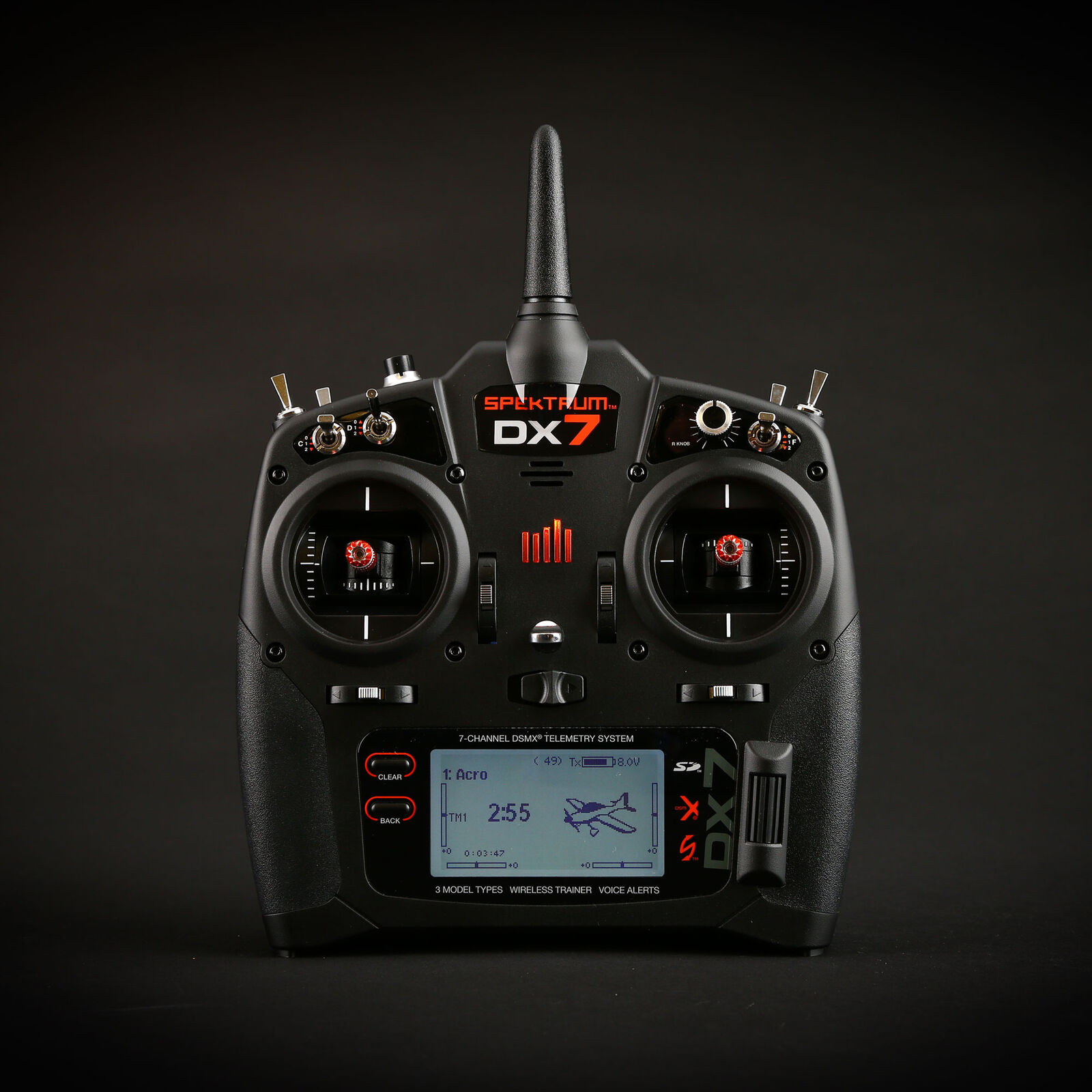 Spektrum DX7 7-Channel DSMX® Transmitter Only: Gen 2 | Horizon Hobby