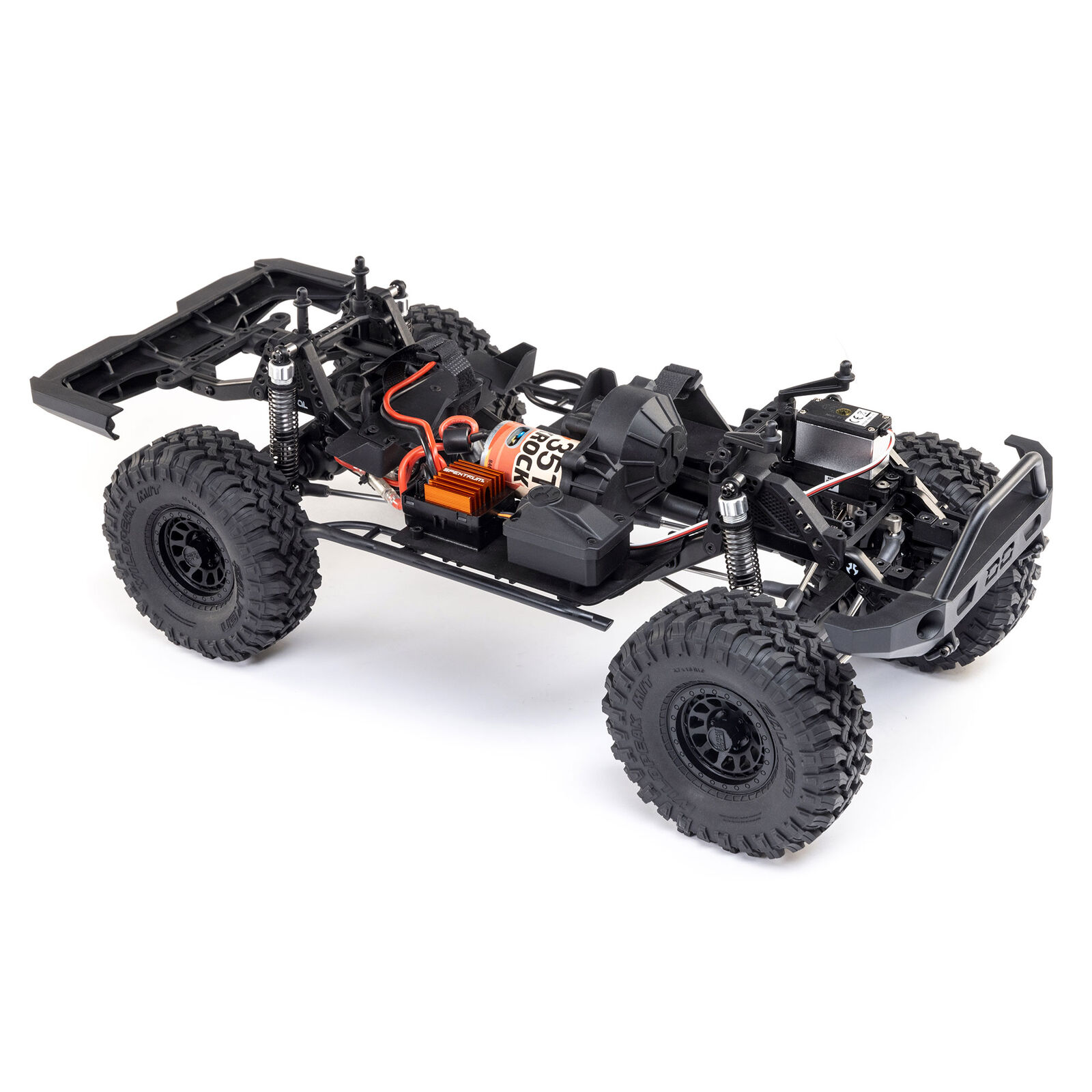 Axial 1/10 SCX10 III Base Camp 4X4 RTR Brushed Rock Crawler, White | Horizon Hobby
