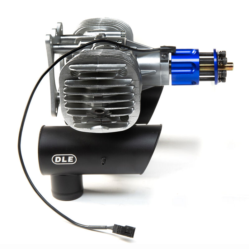 DLE Engines DLE-130cc Twin Gas Engine with Electric Ignition and ...
