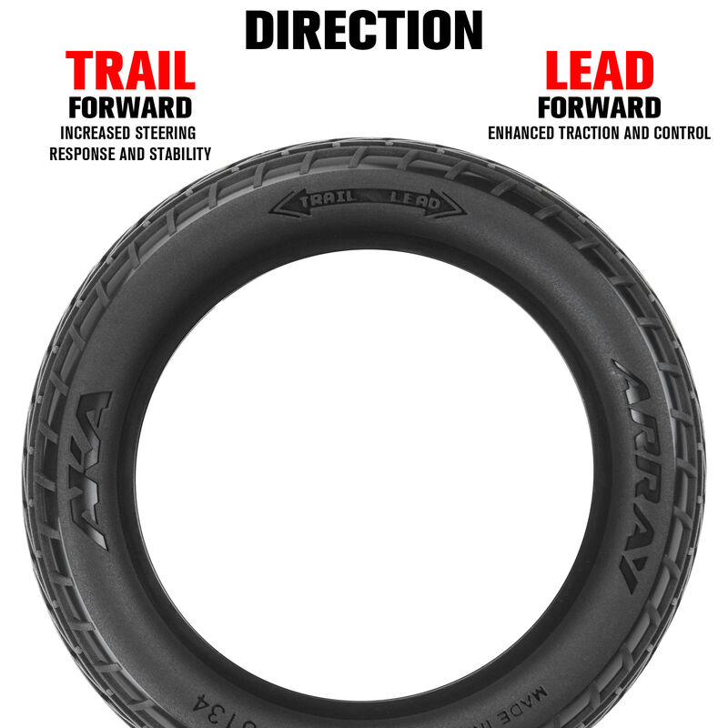 AKA PRODUCTS, INC. 1/10 Array Super Soft Rear 2.2" Dirt Oval Tires (2 ...