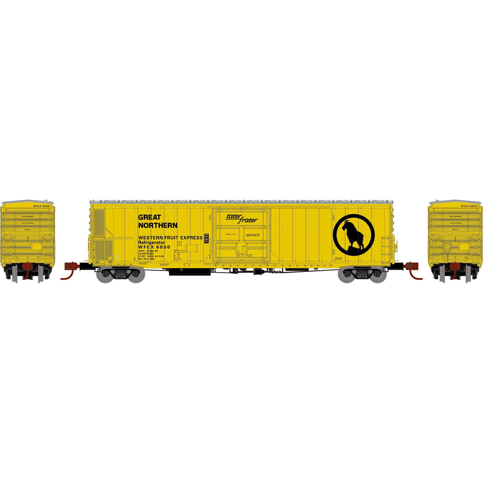Athearn N ATH 57' FGE Mechanical Reefer, WFEX #6000 | Horizon Hobby