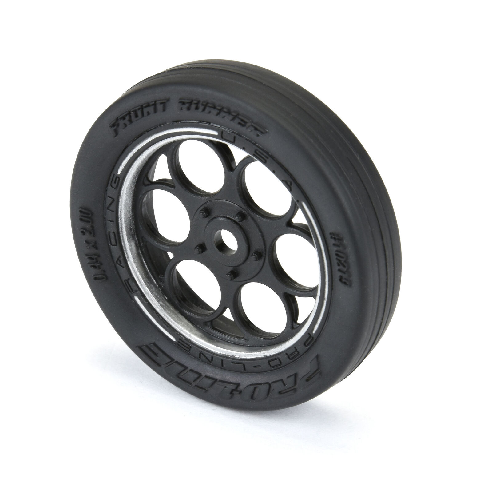 Pro-Line Racing 1/16 Front Runner Front Tires MTD 8mm Black/Silver (2 ...