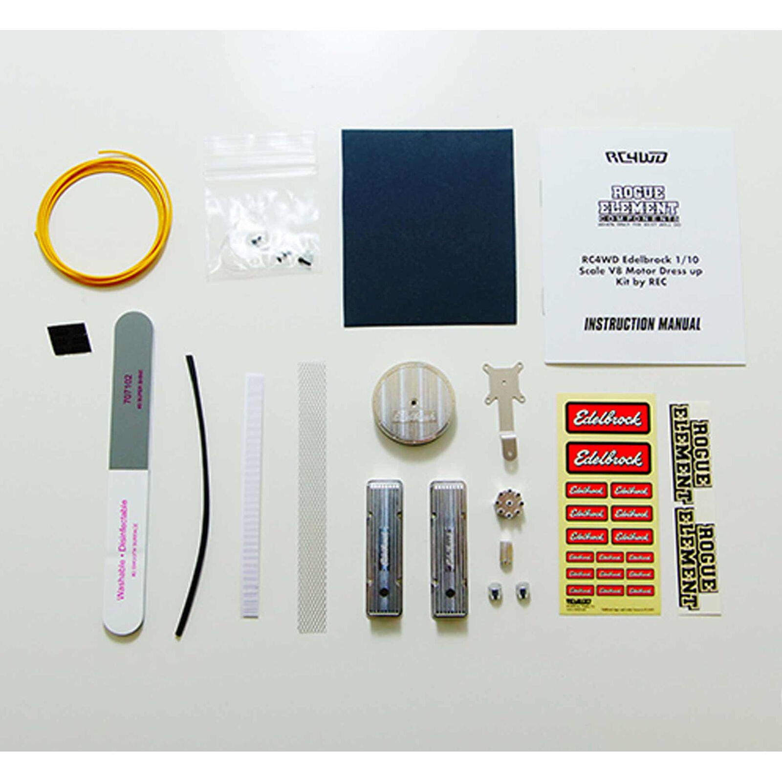 RC4WD Edelbrock V8 Motor Dress Up Kit: 1/10 (LIMITED EDITION) | Horizon ...