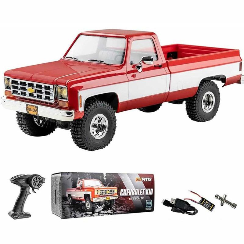 FMS 1/18 Chevrolet K10 4WD Brushed RTR | Horizon Hobby