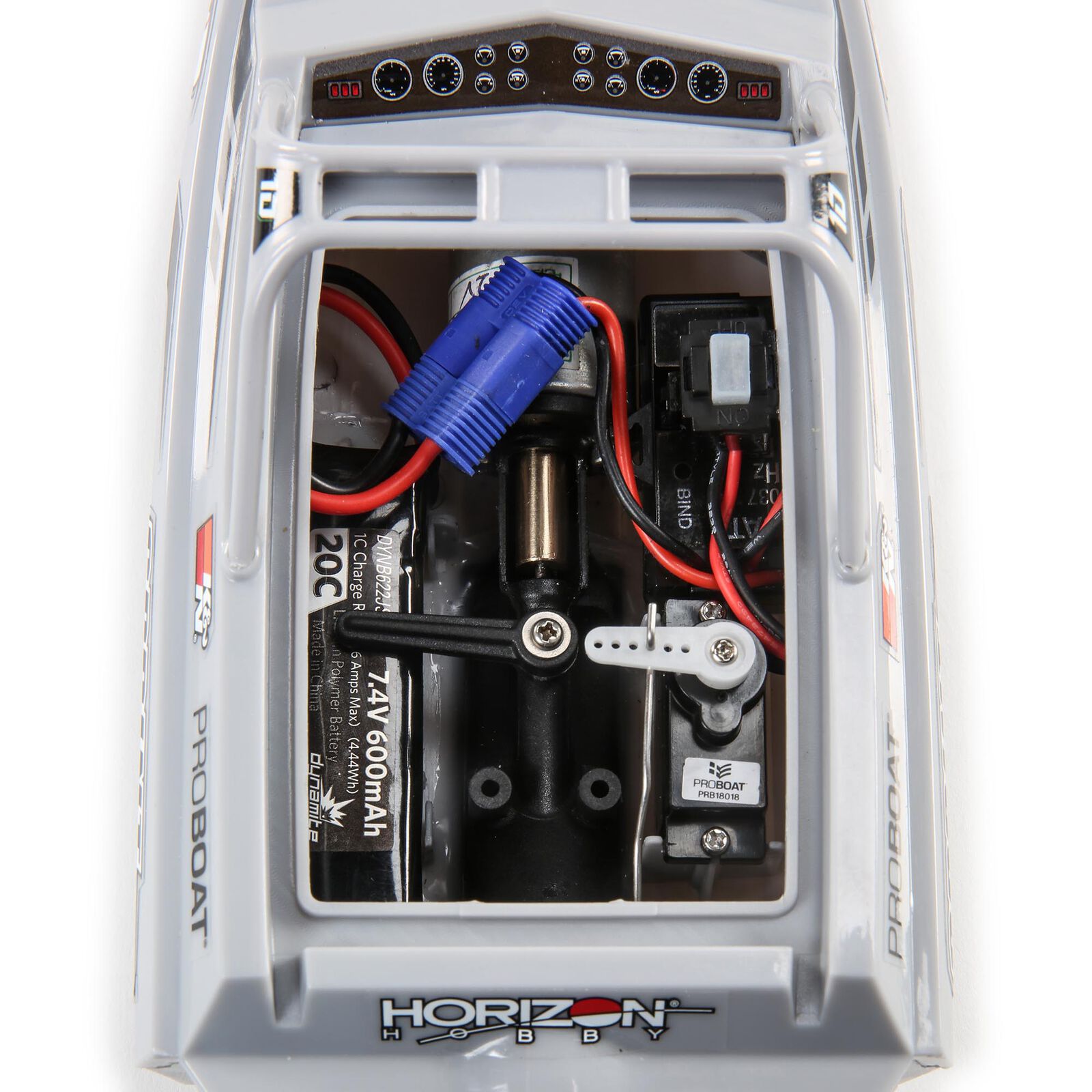 Pro Boat Sprintjet 9" Self-Righting Deep-V Jet Boat Brushed RTR, Silver ...