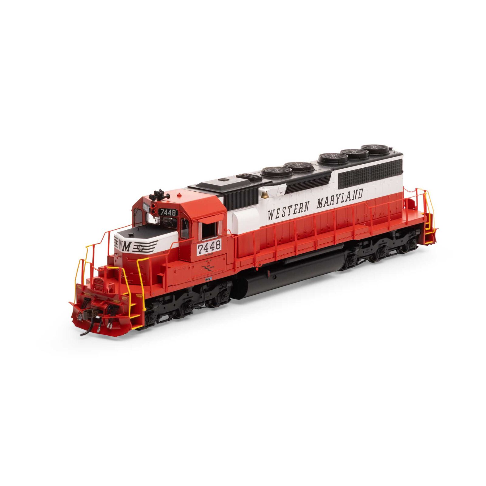 Athearn HO SD40 Locomotive with DCC & Sound, Western Maryland #7448 ...