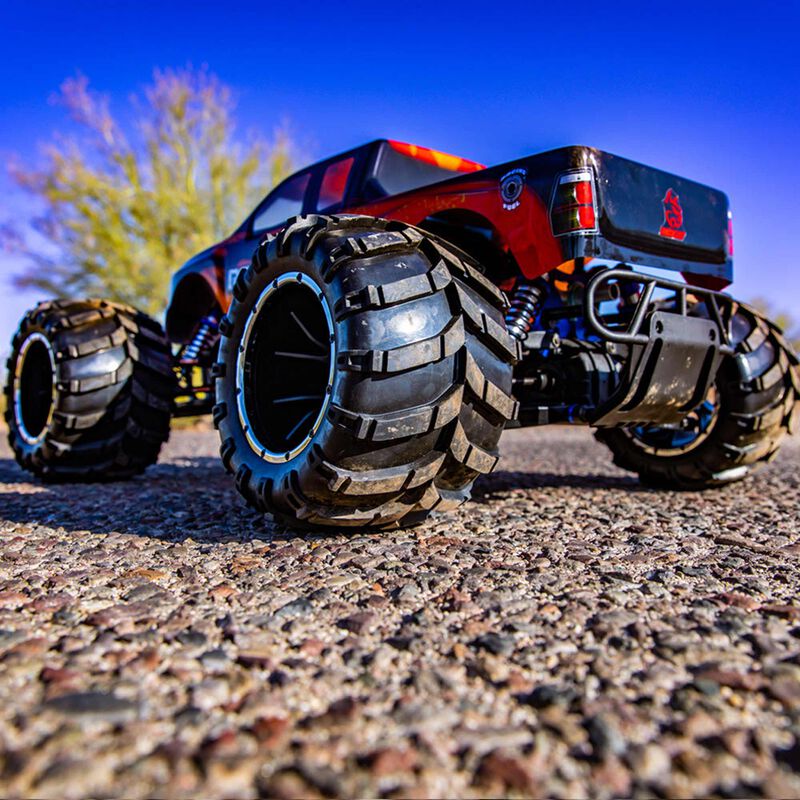 Redcat Racing 1/5 Rampage MT V3 4X4 Gas Monster Truck RTR, Orange Flame ...