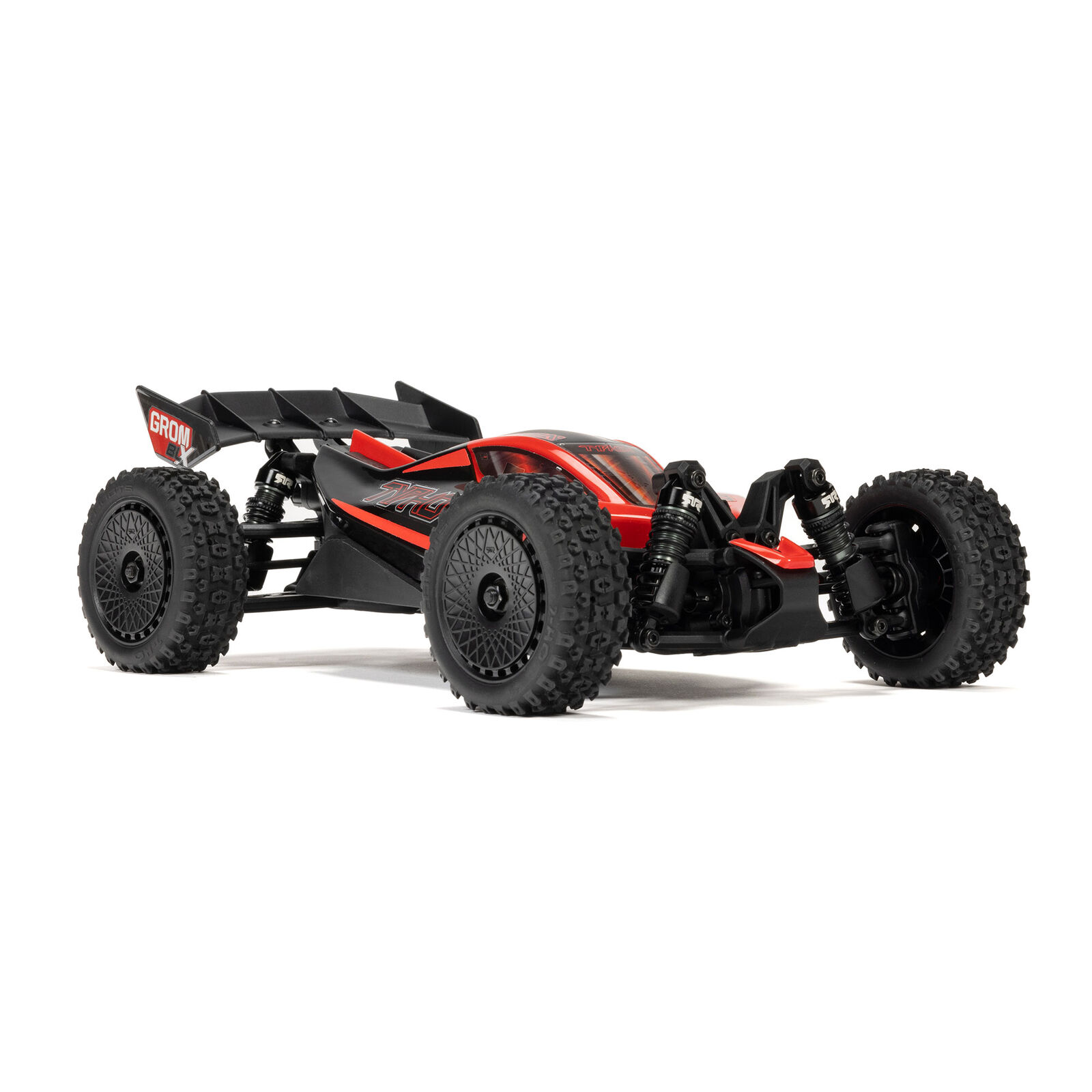 ARRMA 1/14 TYPHON GROM 223S DSC 4X4 RTR Brushless Buggy, Red (Battery ...