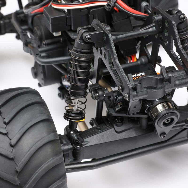 Losi 1/18 Mini LMT Megalodon 2S 4X4 RTR Brushed Monster Truck (Battery ...