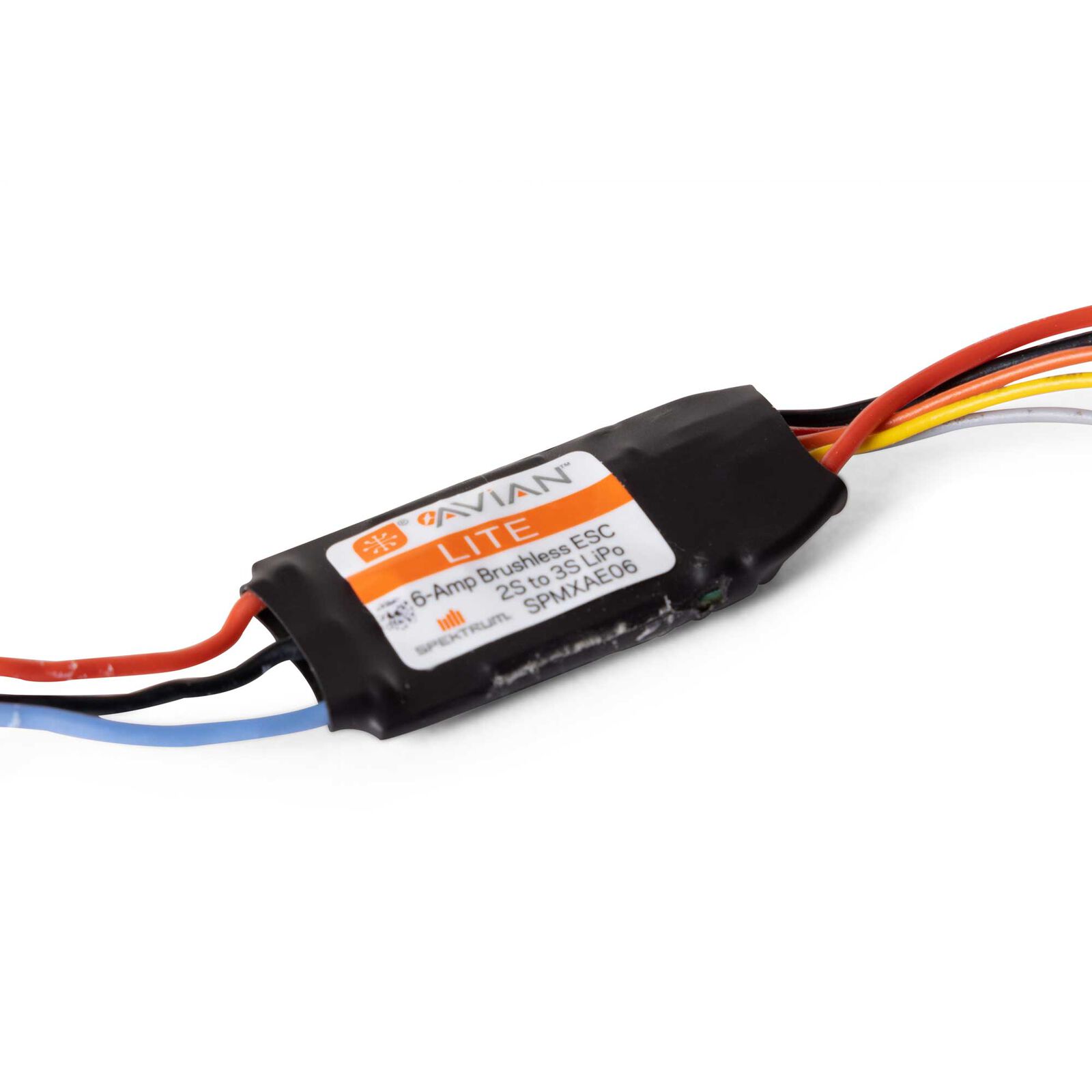 Spektrum Accessories Avian 6-Amp Smart Lite BL ESC 2S-3S UMX 3-Pin ...