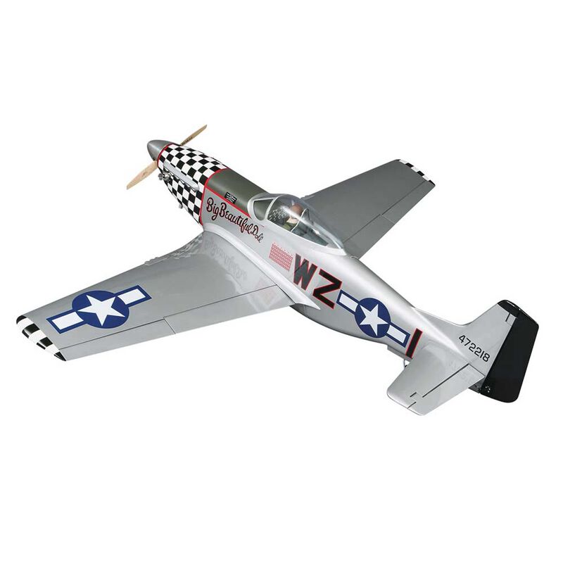 Top Flite 1/5 Giant P-51D Mustang 2.1-2.8 GP ARF, 84.5" | Horizon Hobby