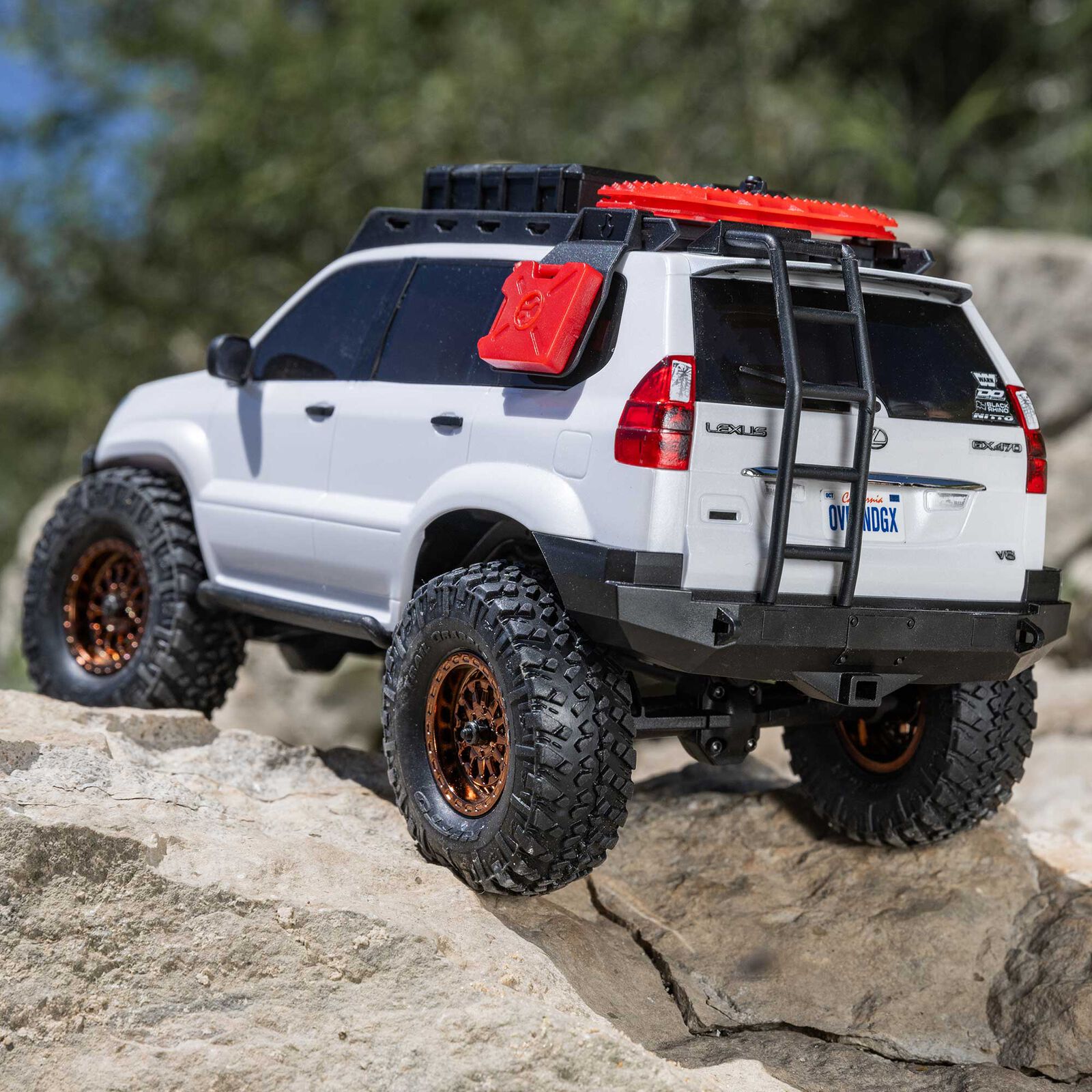 Axial 1/24 SCX24 Lexus GX 470 4X4 RTR Brushed Rock Crawler (Battery & Charger Included), White ...