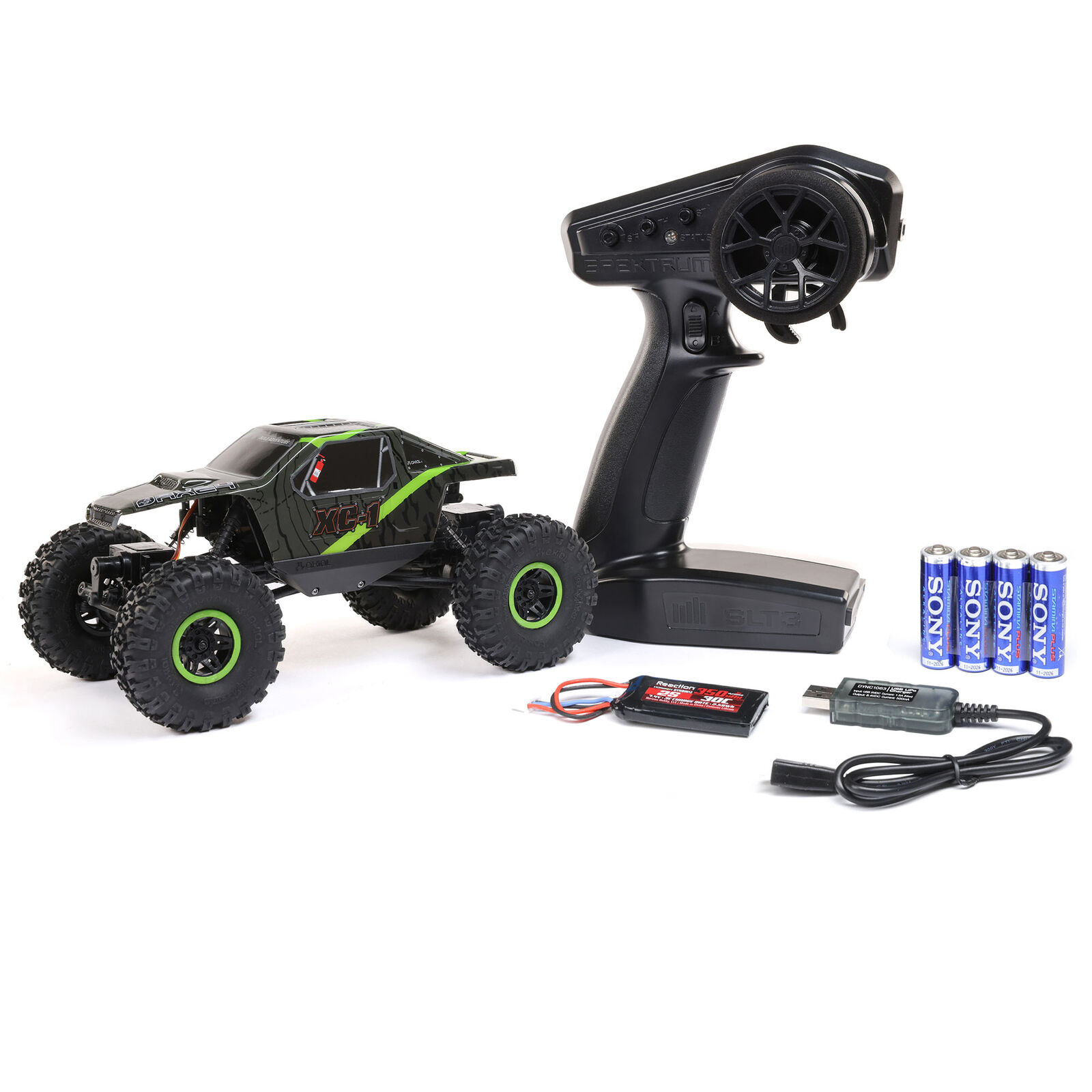 Axial 1/24 AX24 XC-1 4WS 4X4 RTR Brushed Rock Crawler (Battery ...