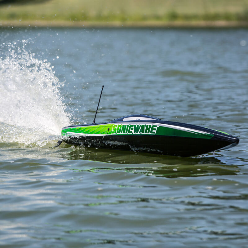 Pro Boat Sonicwake 36" Self-Righting Brushless Deep-V RTR, Black ...