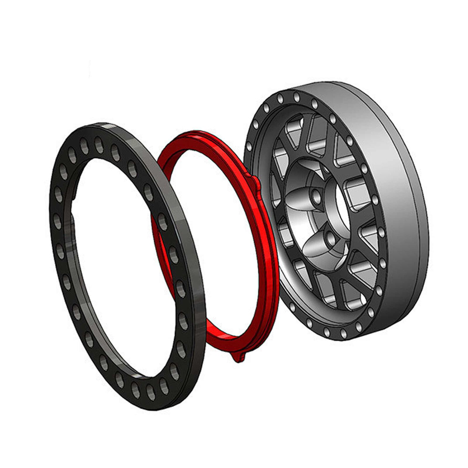 Vanquish Products KMC 1.9 KM445 Impact Orange Anodized | Horizon Hobby