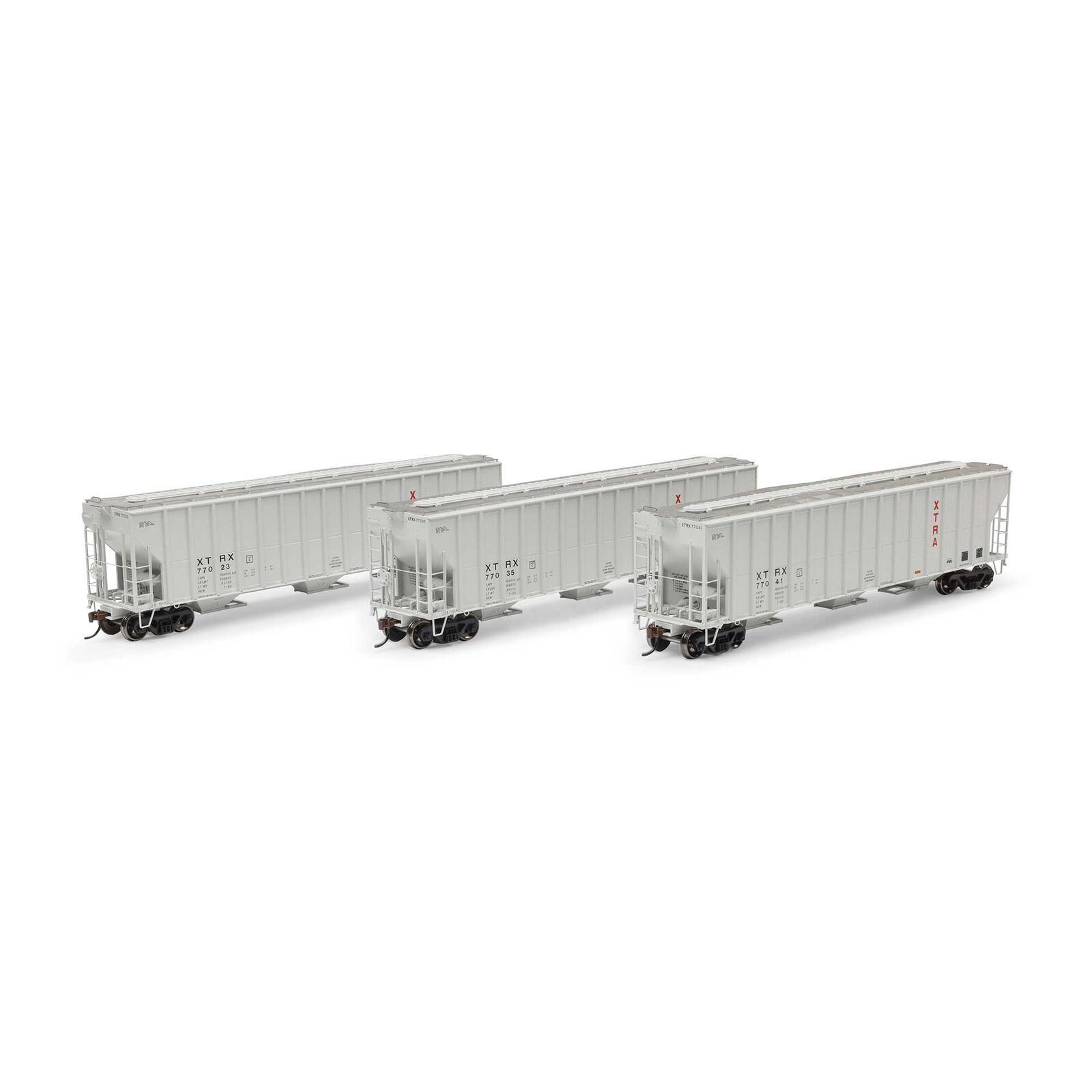 Athearn HO FMC 4700 Covered Hopper, XTRA #77023 / 77035 / 77041 ...