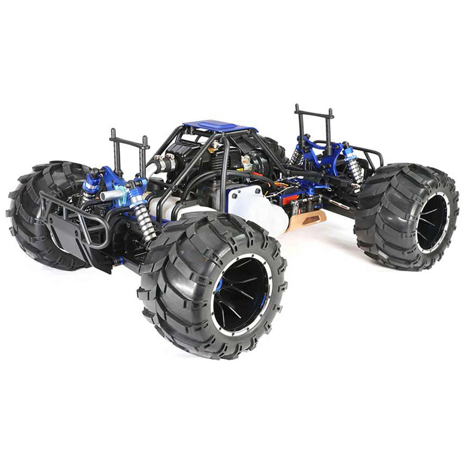 Redcat Racing 1/5 Rampage MT V3 4X4 Gas Monster Truck RTR, Orange Flame ...