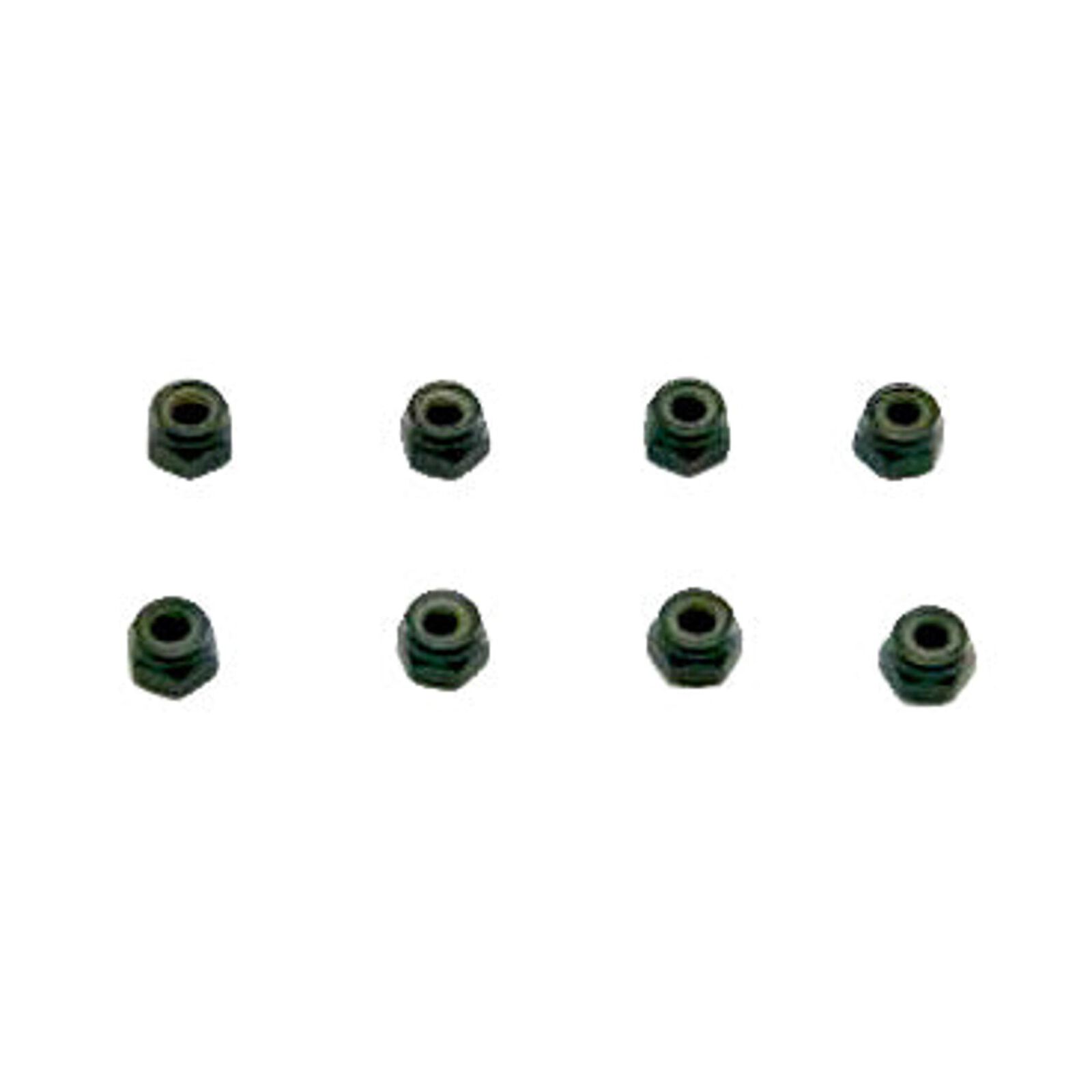 Redcat Racing 4mm Steel Nylon Insert Lock Nuts (8) | Horizon Hobby