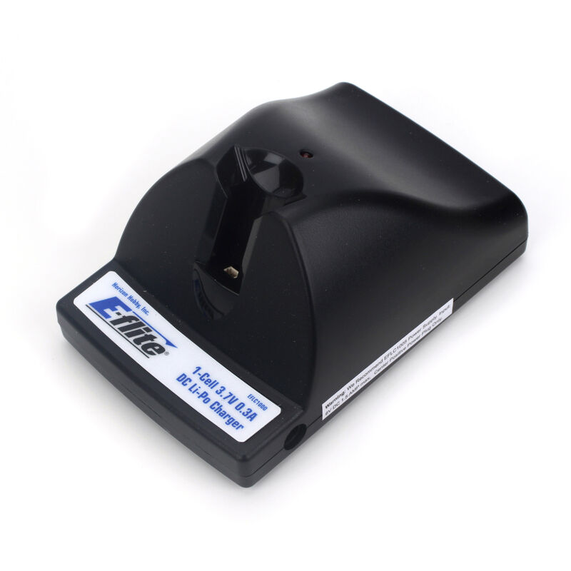 E-flite 1-Cell 3.7V 0.3A DC Li-Po Charger | Horizon Hobby