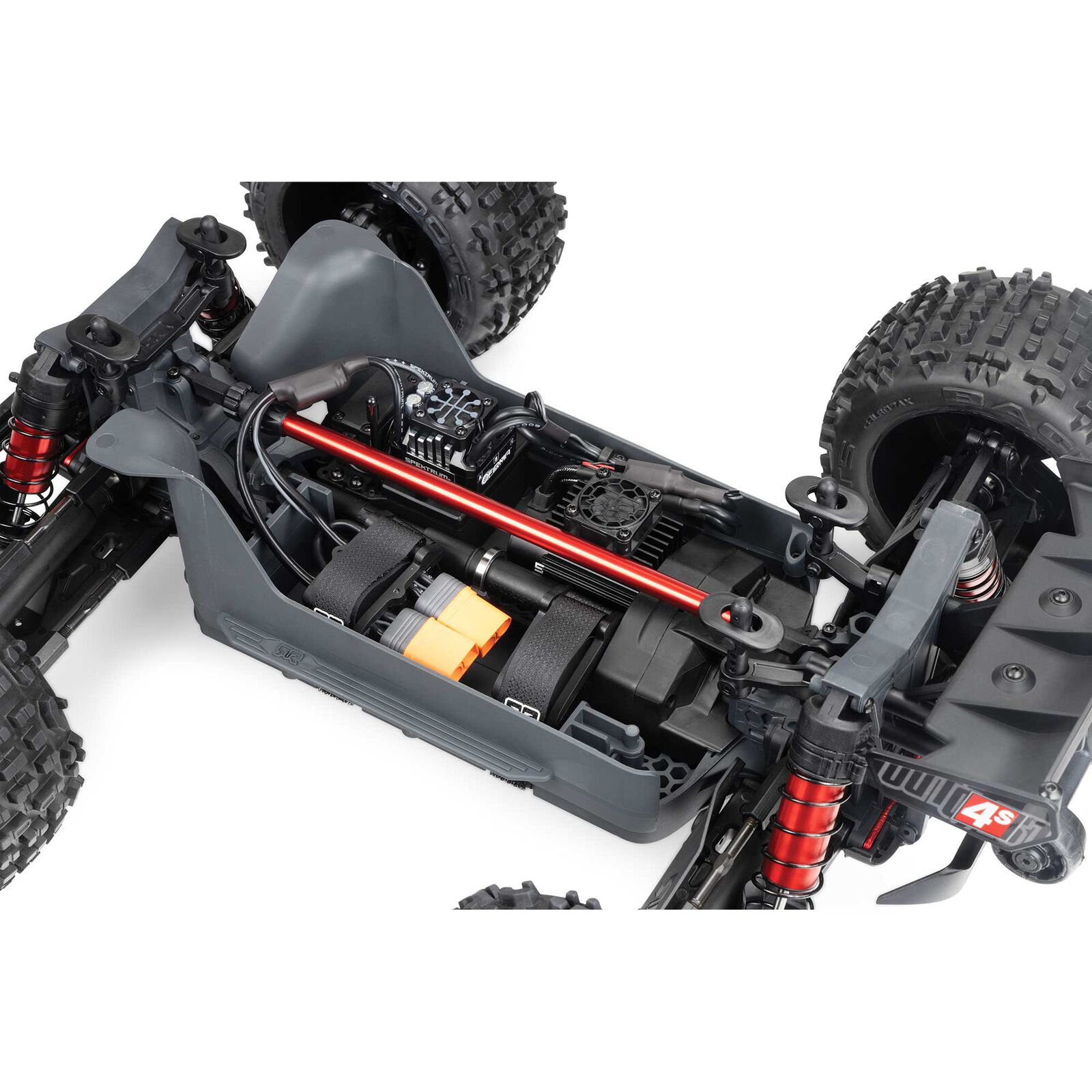 ARRMA 1/10 OUTCAST 4S 4X4 RTR Brushless Stunt Truck, Gun Metal ...