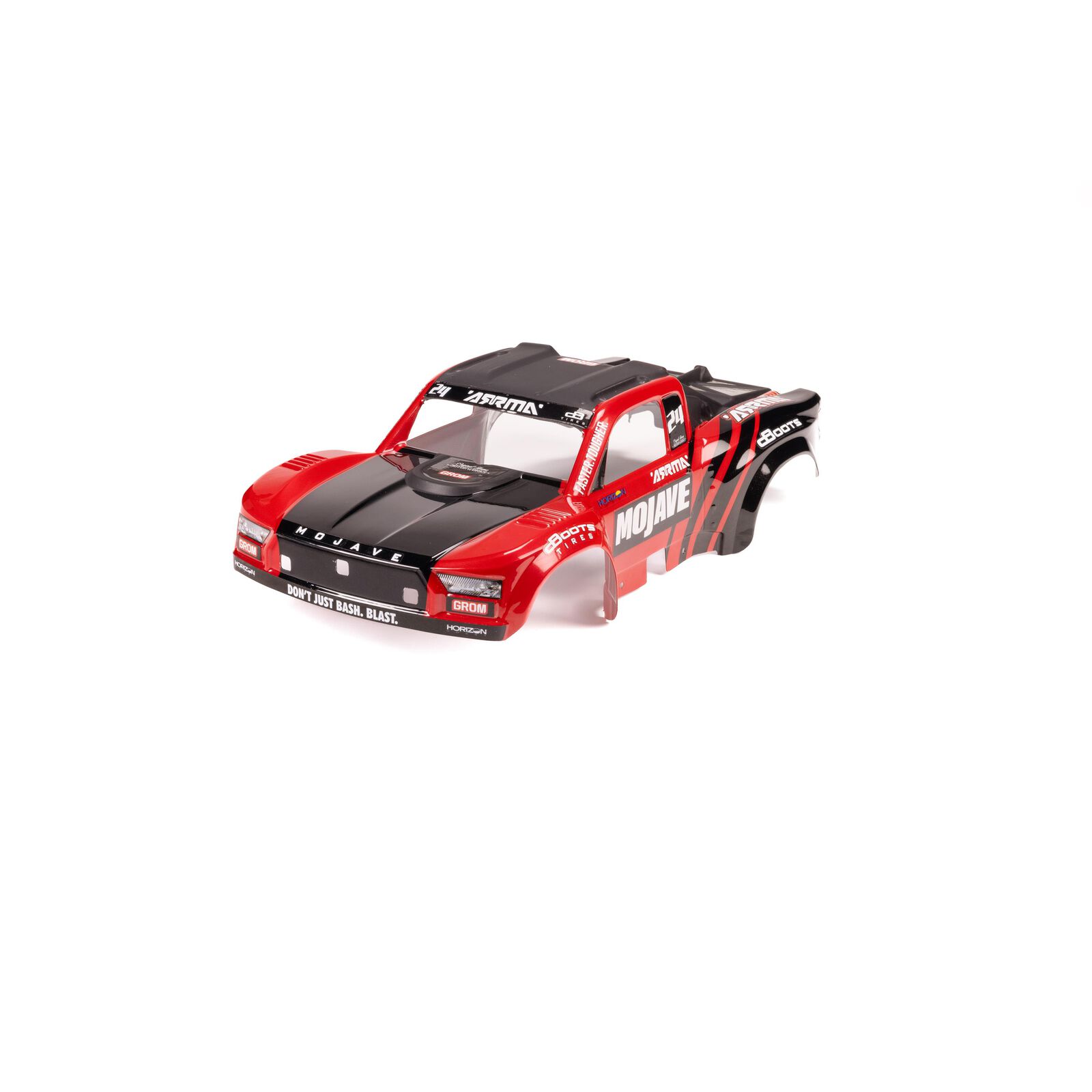ARRMA MOJAVE GROM Body, Red/Black | Horizon Hobby
