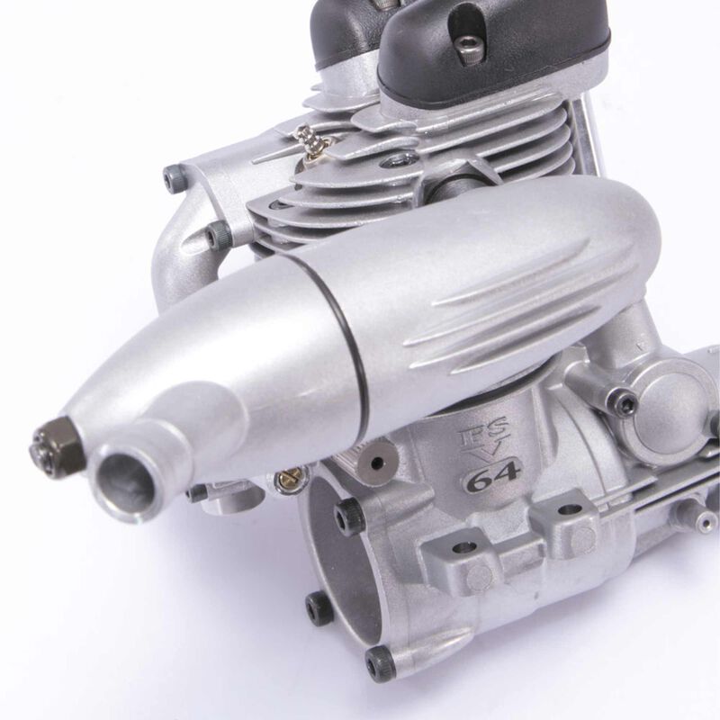 OS Engines O.S. FS-64V (61T2) with F-4051 Silencer | Horizon Hobby