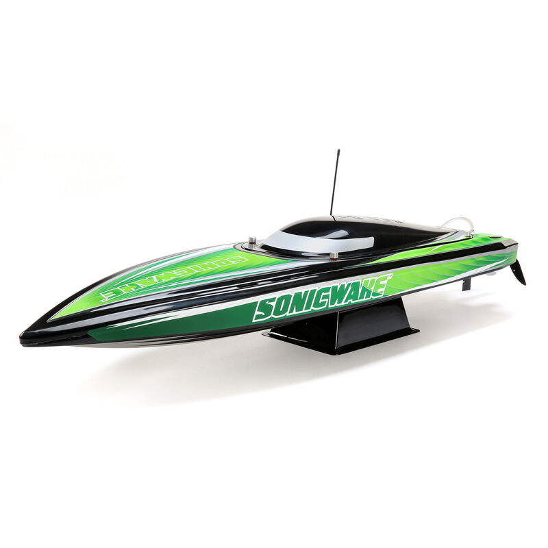 Pro Boat Sonicwake 36" Self-Righting Brushless Deep-V RTR, Black ...