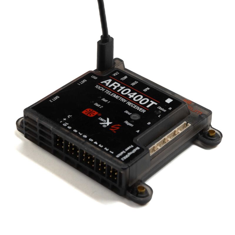 Spektrum AR10400T 10-Channel PowerSafe Telemetry Receiver | Horizon Hobby