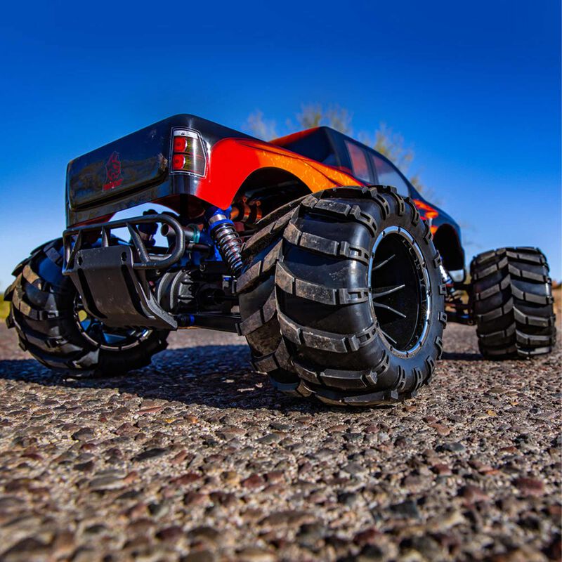 Redcat Racing 1/5 Rampage MT V3 4X4 Gas Monster Truck RTR, Orange Flame ...