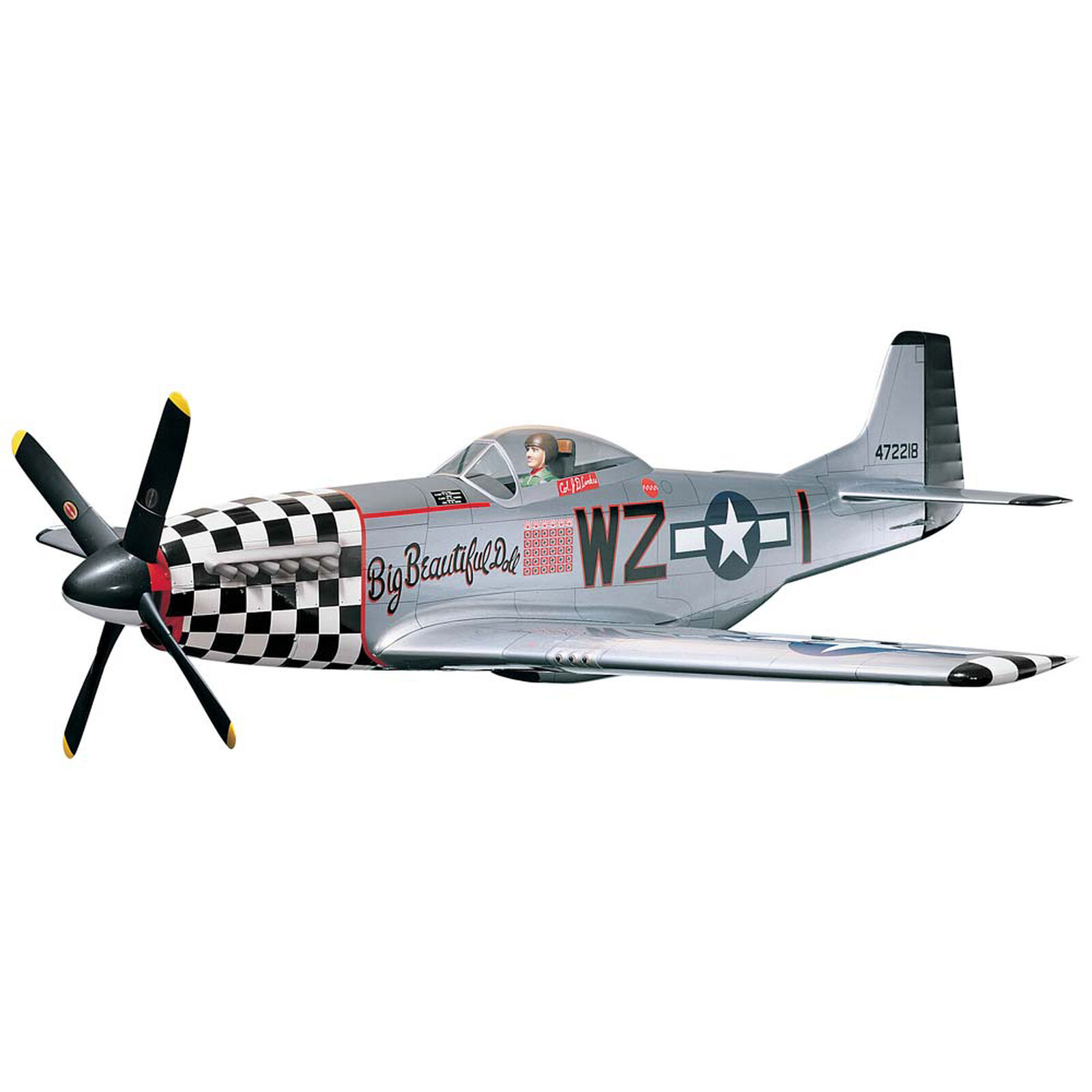Top Flite P-51D Mustang Kit .60-.90 65" | Horizon Hobby