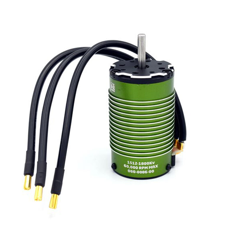 Castle Creations 4-pole Sensored Brushless Motor, 1512-1800Kv 12AWG ...