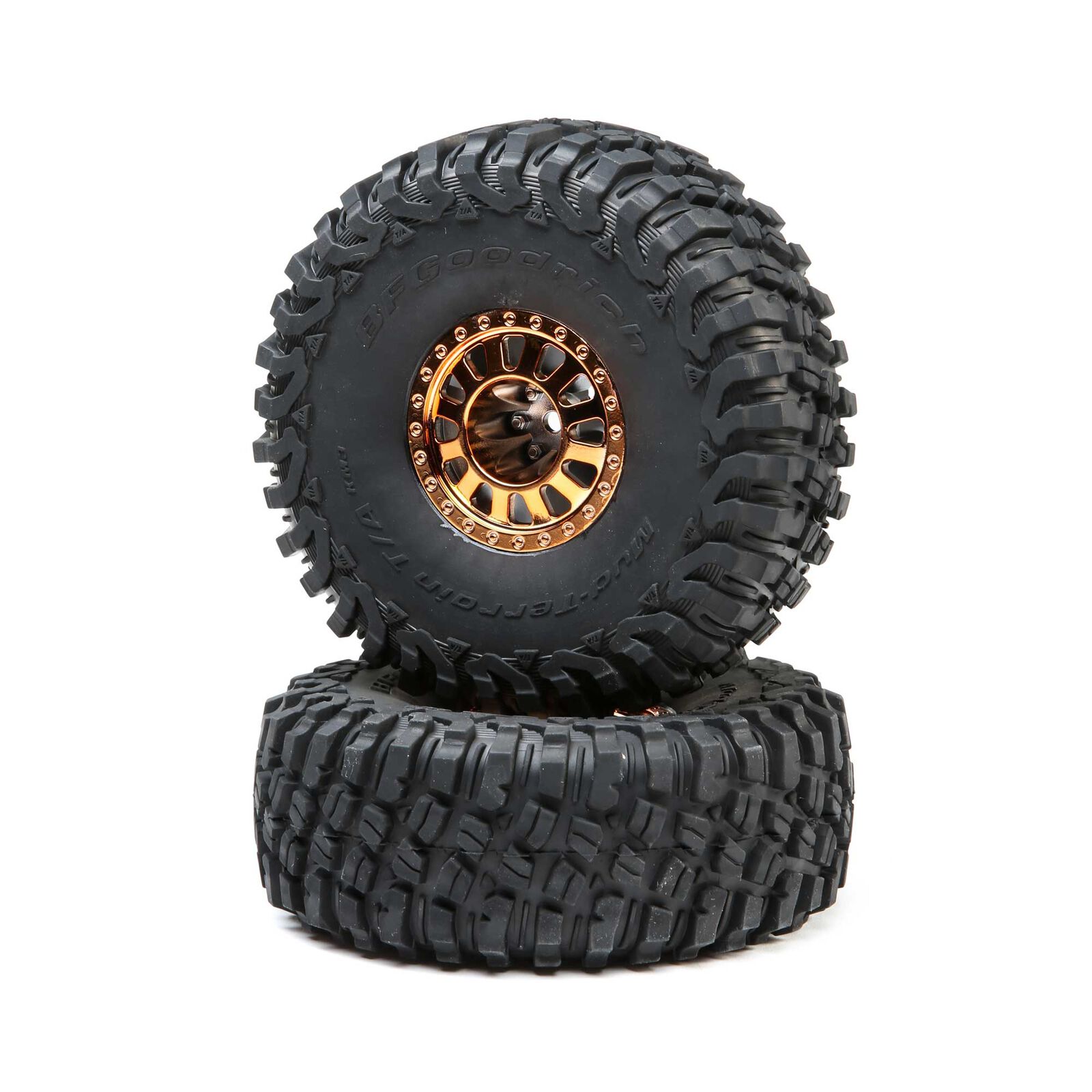 Losi 2.2 Wheels with BFG Tire, Copper: Lasernut U4 | Horizon Hobby