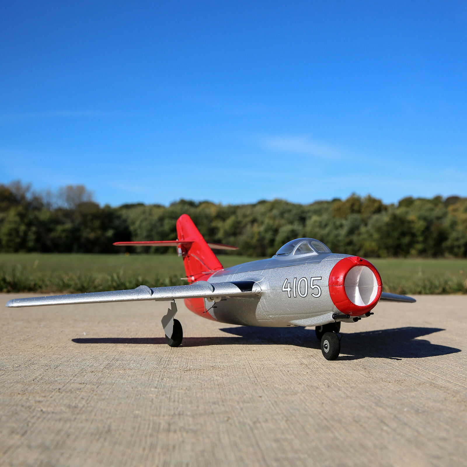 E-flite UMX MiG-15 28mm EDF Jet BNF Basic with AS3X and SAFE Select ...