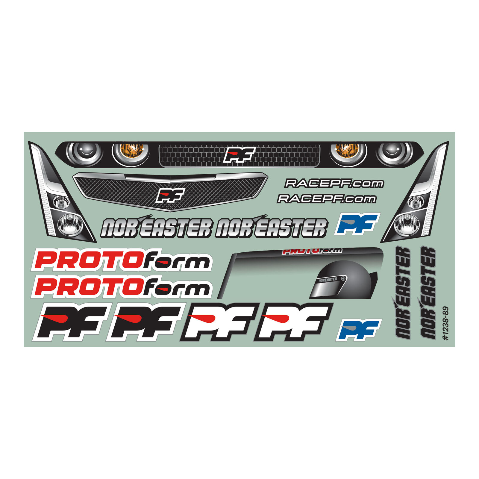 PROTOform 1/10 Nor’easter Clear Body: Dirt Oval Late Model | Horizon Hobby