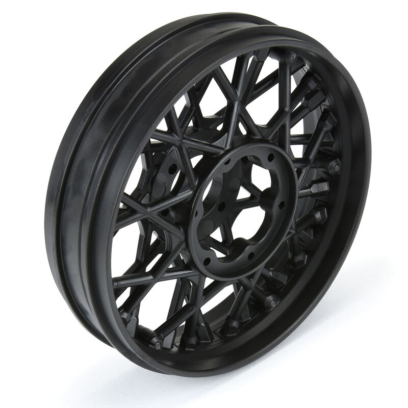 Pro-Line Racing 1/4 Supermoto Front Wheel Black: Promoto-MX/SM ...