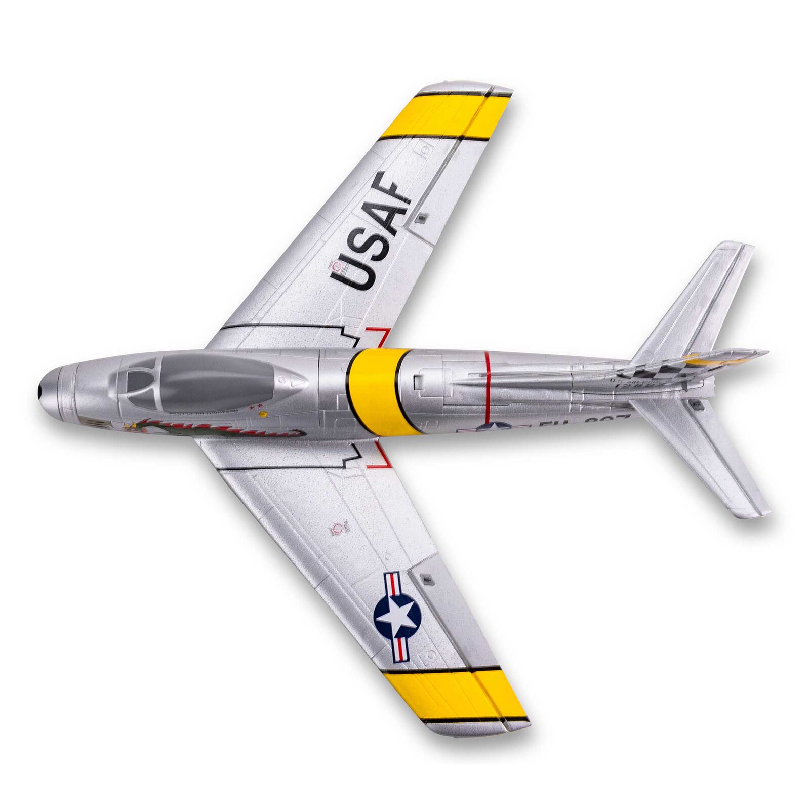 E-flite UMX F-86 Sabre 30mm EDF Jet BNF Basic with AS3X and SAFE Select ...
