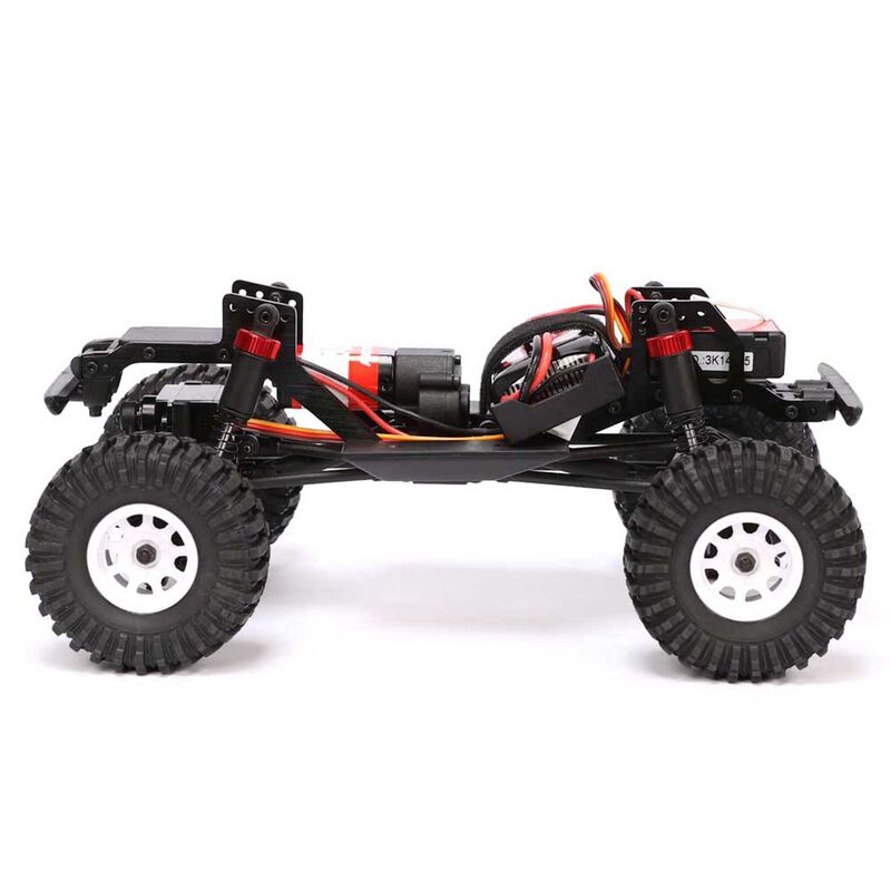 Redcat Racing 1/18 Ascent-18 4x4 Brushed Electric Rock Crawler RTR, Red ...