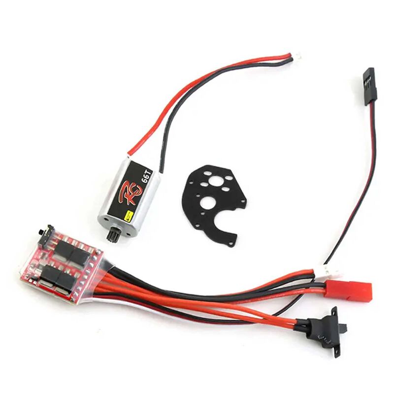 Integy Motor Mount, Drive Motor & ESC Combo for Axial 1/24 SCX24 Rock ...