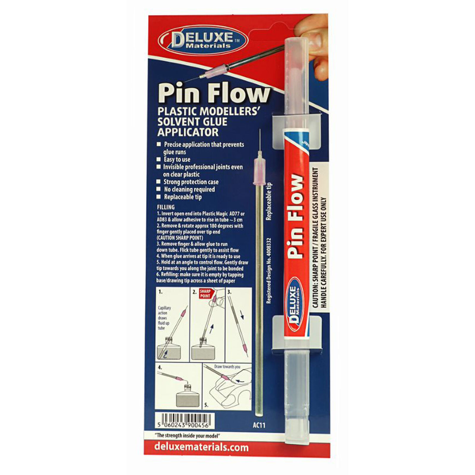 Deluxe Materials Pin Flow Applicator | Horizon Hobby