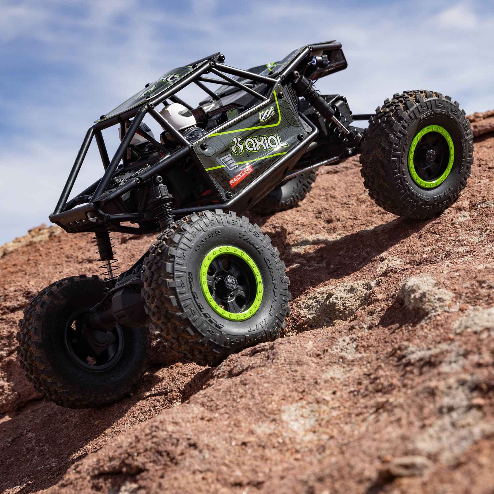 Axial 1/18 UTB18 Capra 4X4 RTR Brushed Rock Crawler (Battery & Charger ...