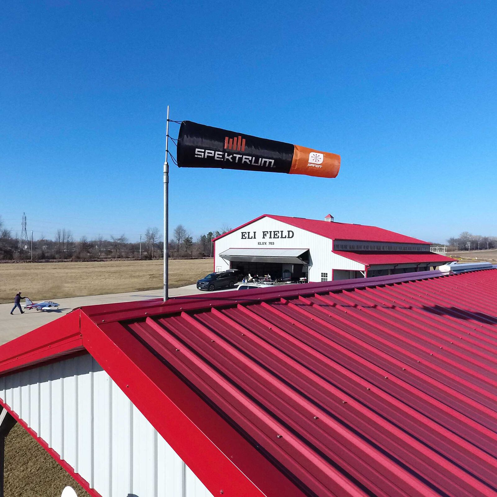 Spektrum Spektrum Smart Airfield Windsock, 10in x 36in | Horizon Hobby