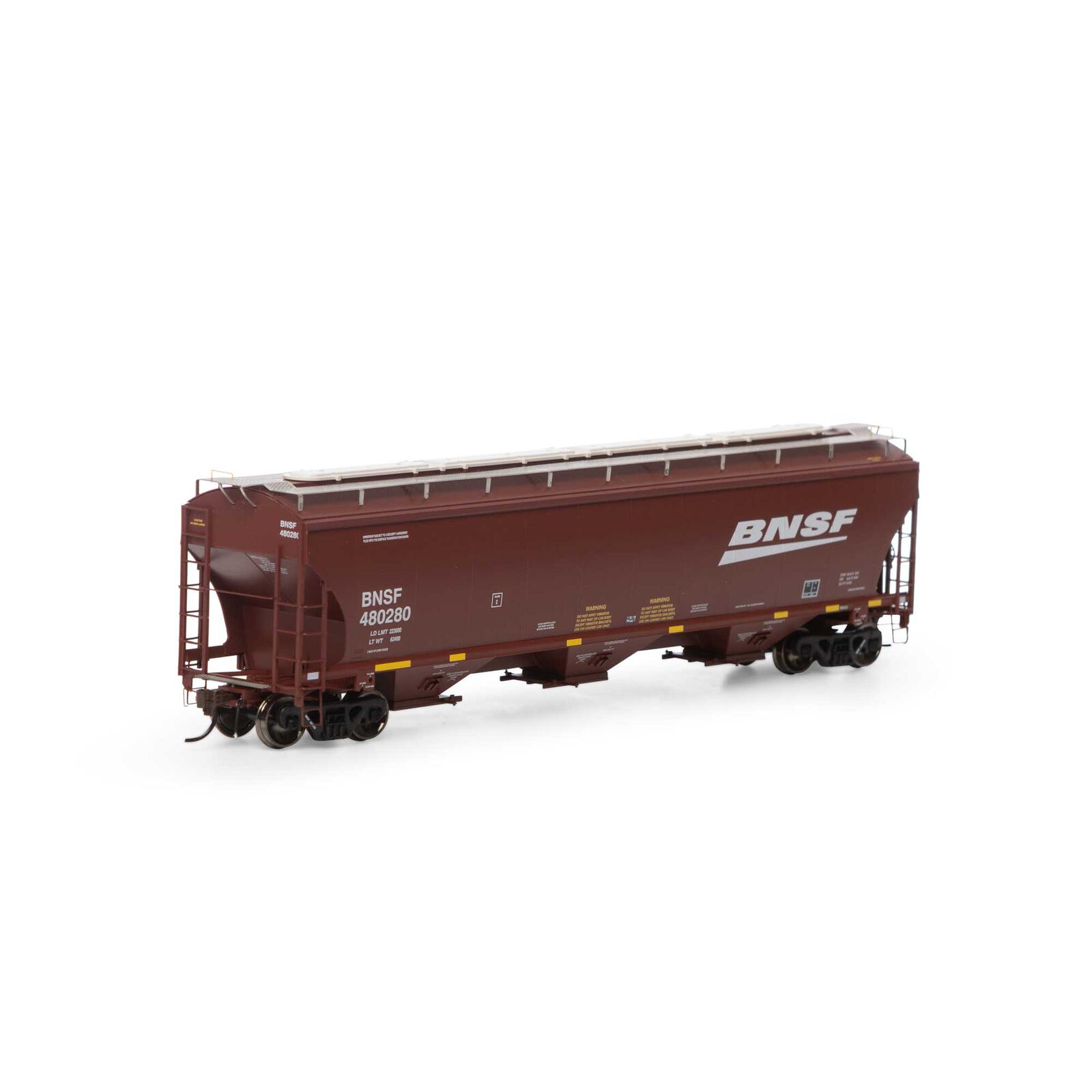 Athearn HO Trinity 3-Bay Hopper BNSF Wedge #480280 | Horizon Hobby