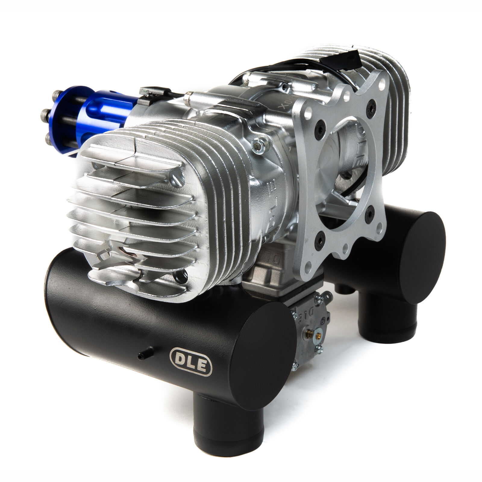 DLE Engines DLE-130cc Twin Gas Engine with Electric Ignition and ...